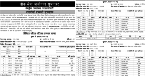 Lok Sewa Aayog Weekly Notices 2081 Ashad 5 :: Slicejob