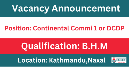 Continental Commi 1 or DCDP :: Slicejob
