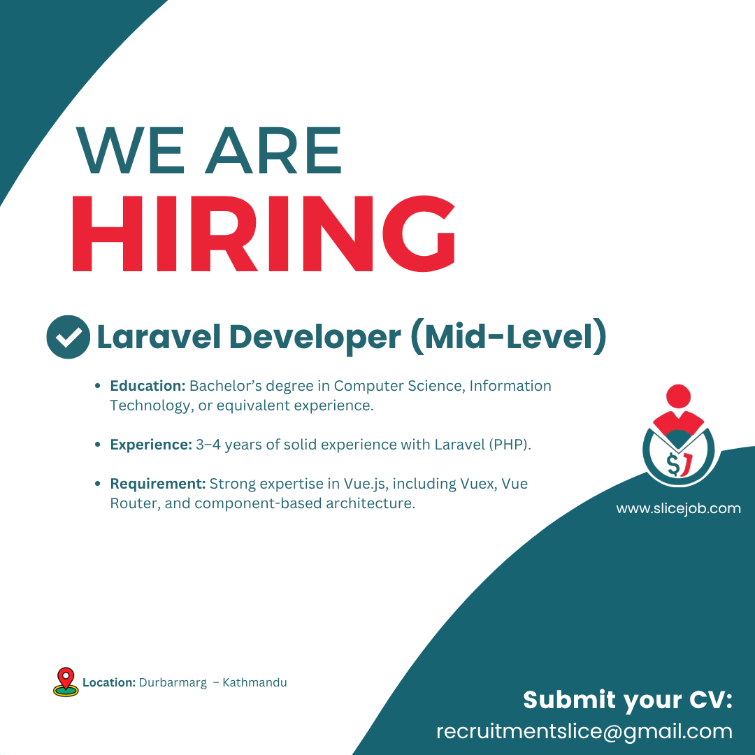 Laravel Developer (Mid-Level) :: Slicejob