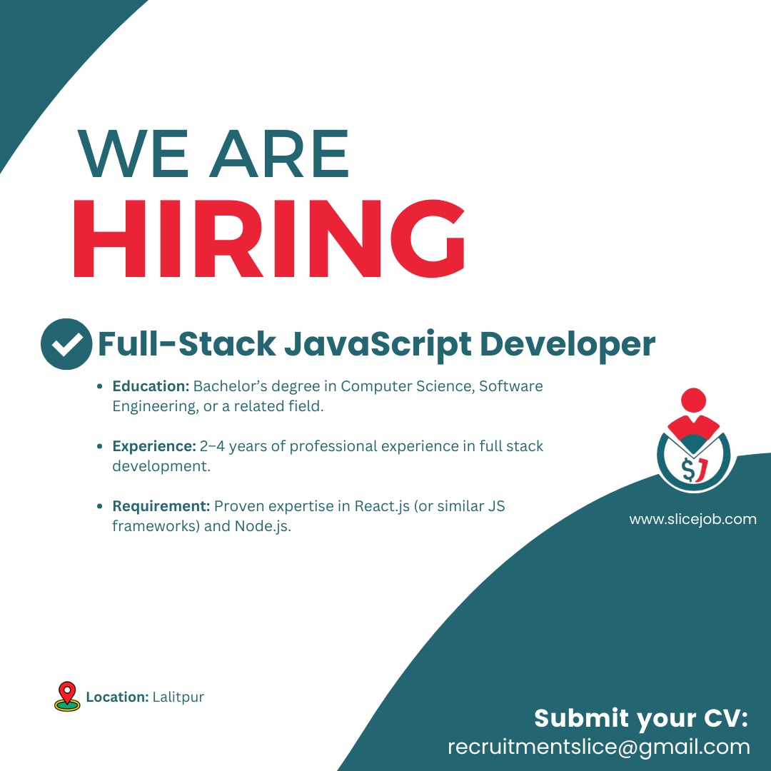 Full-Stack JavaScript Developer :: Slicejob